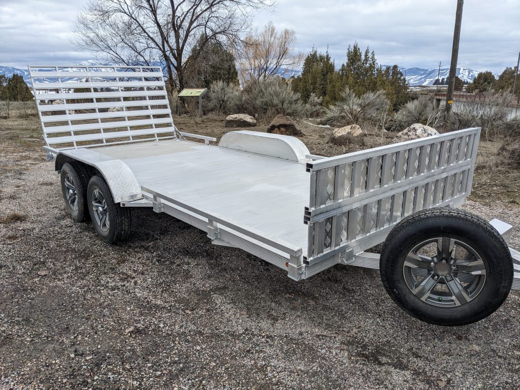 82"x14' Tandem Aluminum Utility – Silverwing